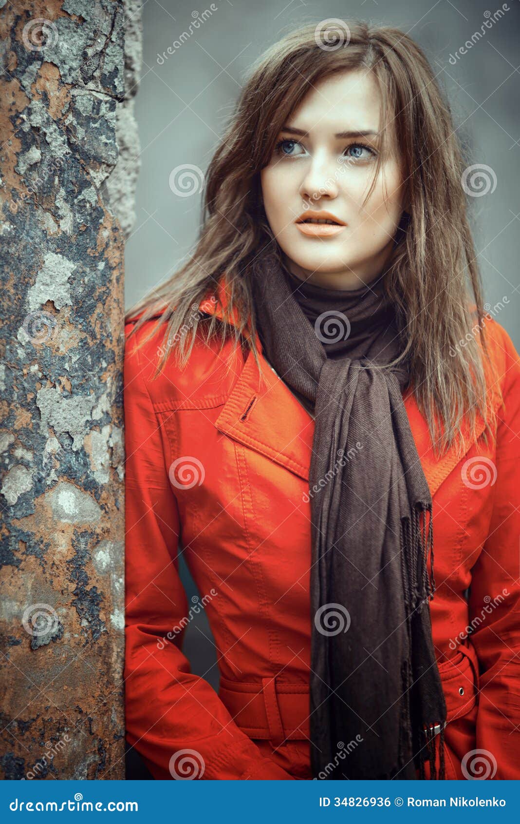 Retrato De Uma Senhora Bonita Foto de Stock - Imagem de bonito, senhora ...