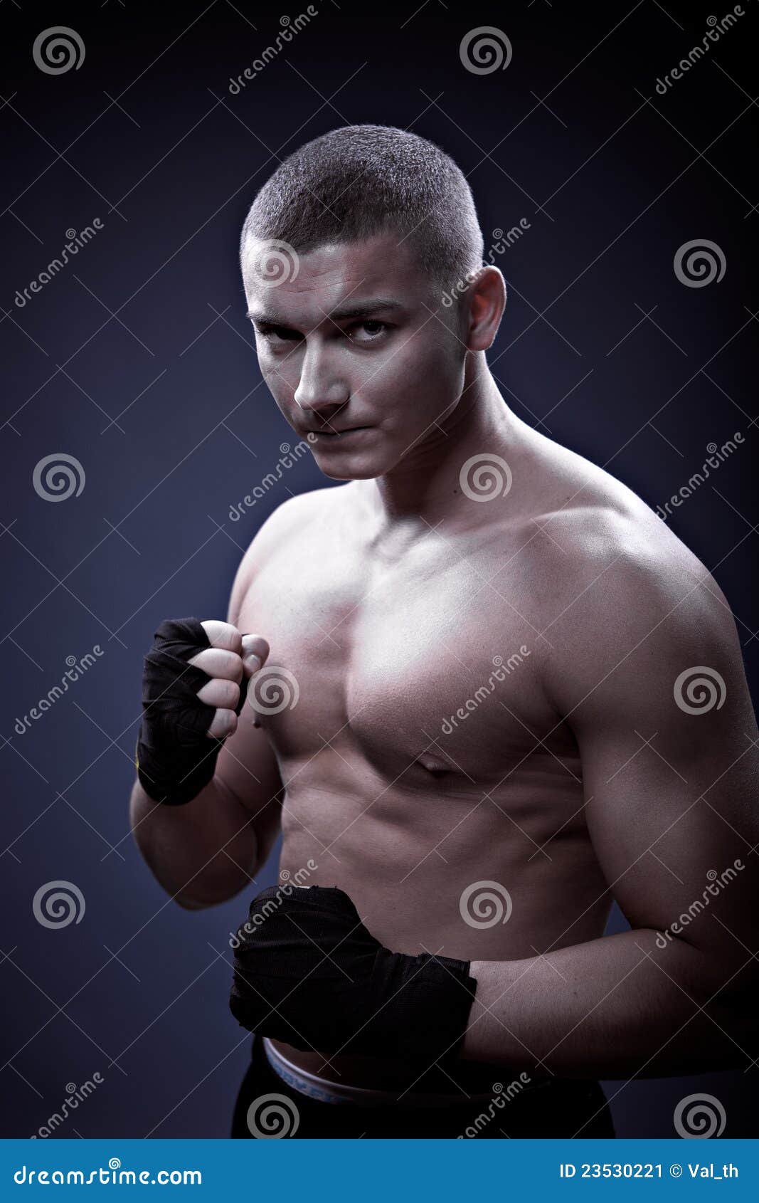 Retrato De Un Boxeador Joven Imagen de archivo - Imagen de humano ...