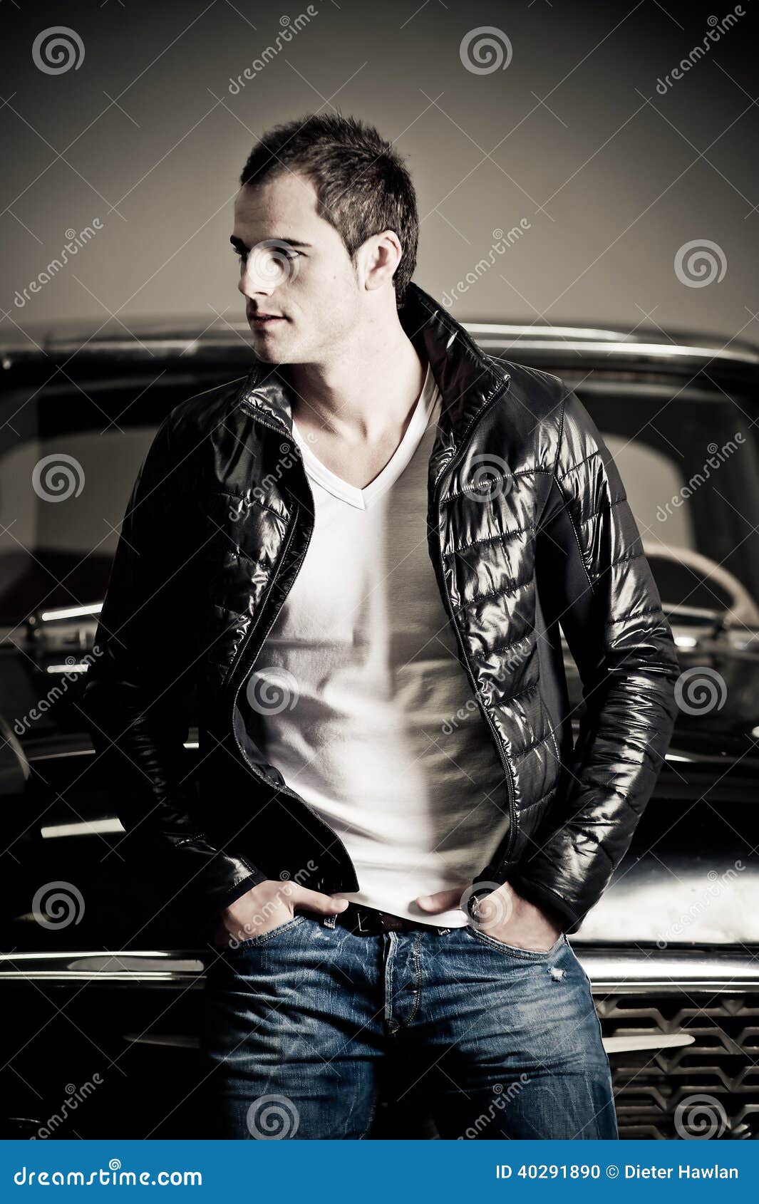 Retrato De Un Tipo Rebelde Individuo Foto de archivo - Imagen de adulto ...