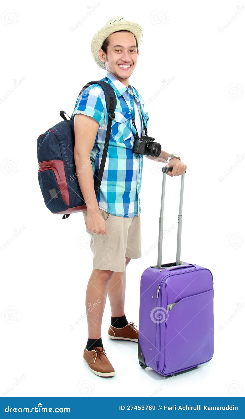 Retrato de un turista imagen de archivo. Imagen de profesional - 27453789