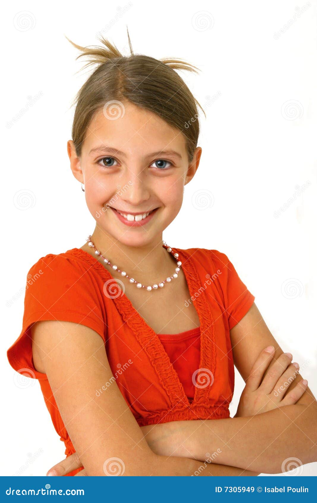 Retrato de una muchacha imagen de archivo. Imagen de actitud - 7305949