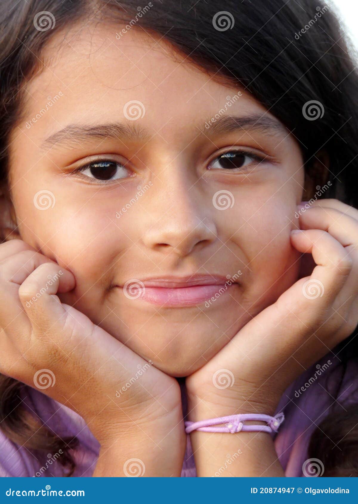 Retrato De Una Muchacha Hermosa Imagen de archivo - Imagen de positivo ...