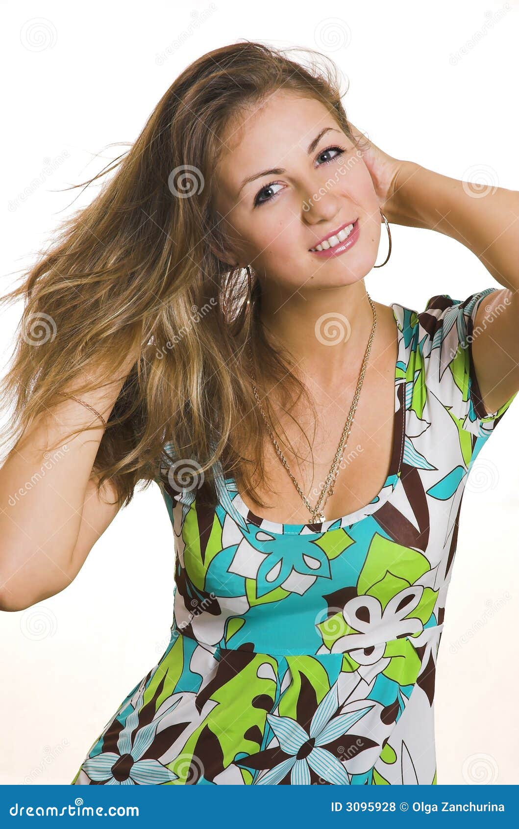 Retrato De Una Muchacha Sonriente Foto de archivo - Imagen de confianza ...