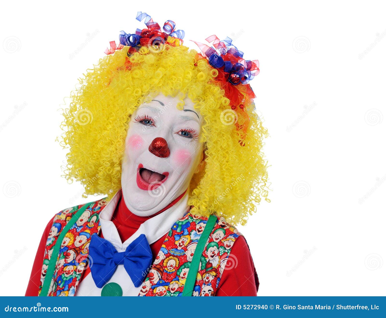 Retrato del payaso foto de archivo. Imagen de partido - 5272940