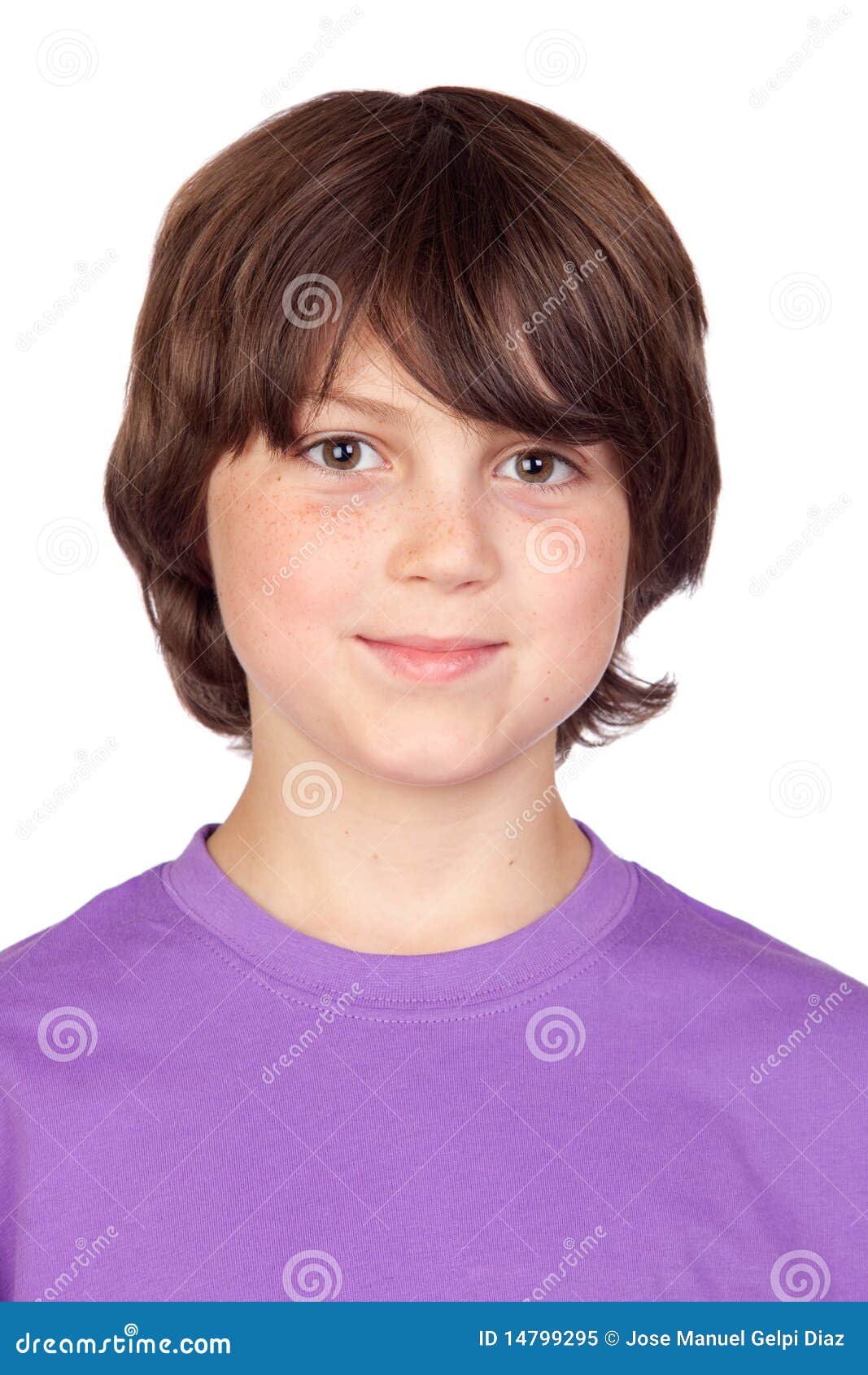 Retrato Divertido Del Muchacho Pecoso Imagen de archivo - Imagen de ...