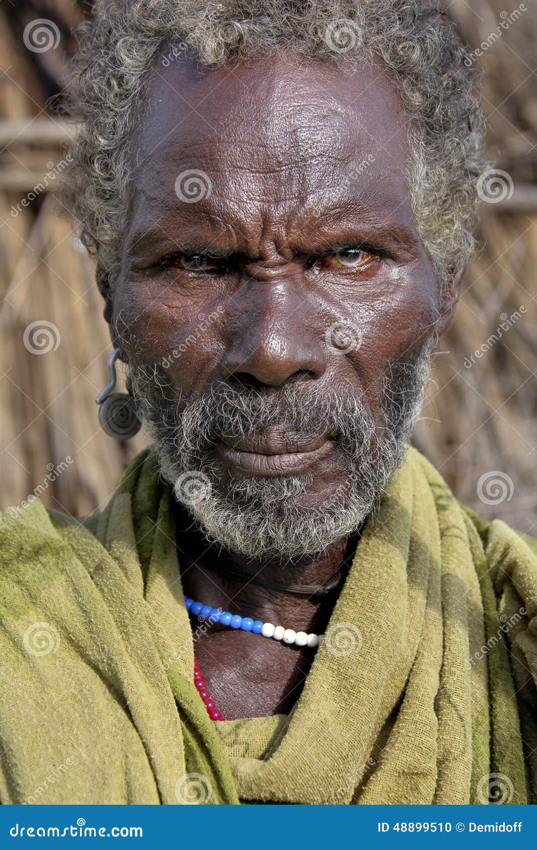 Retrato do homem africano imagem editorial. Imagem de agulha - 48899510