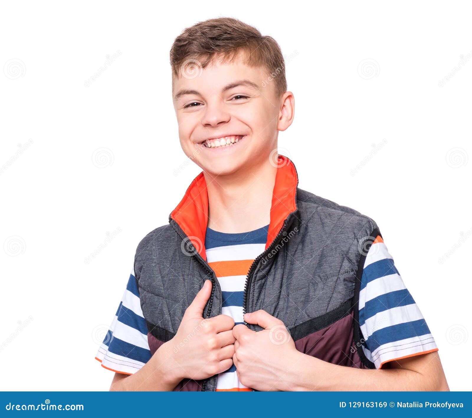 Retrato Do Menino Adolescente Imagem de Stock - Imagem de humano ...