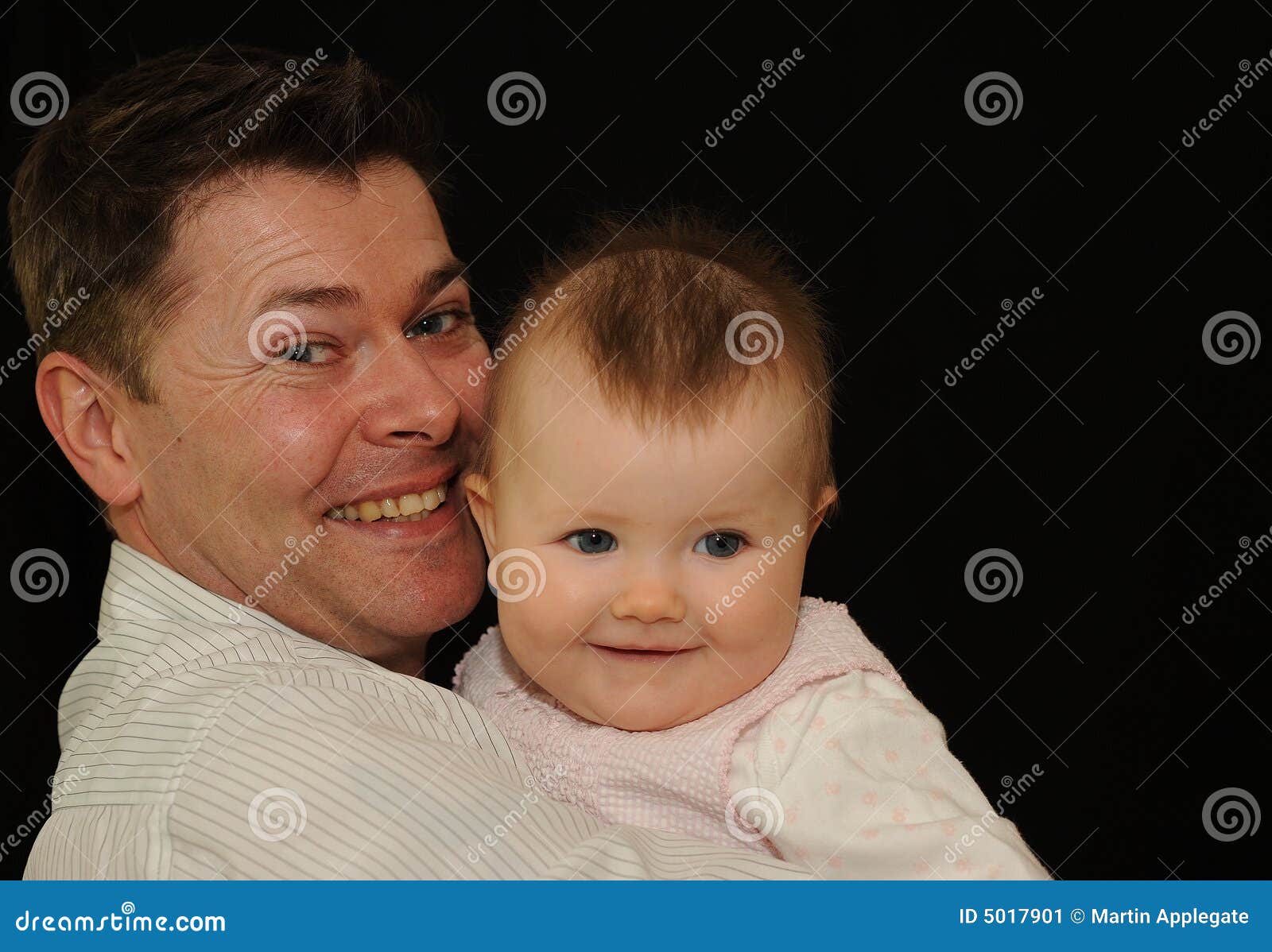 Retrato do pai e da filha imagem de stock. Imagem de retrato - 5017901