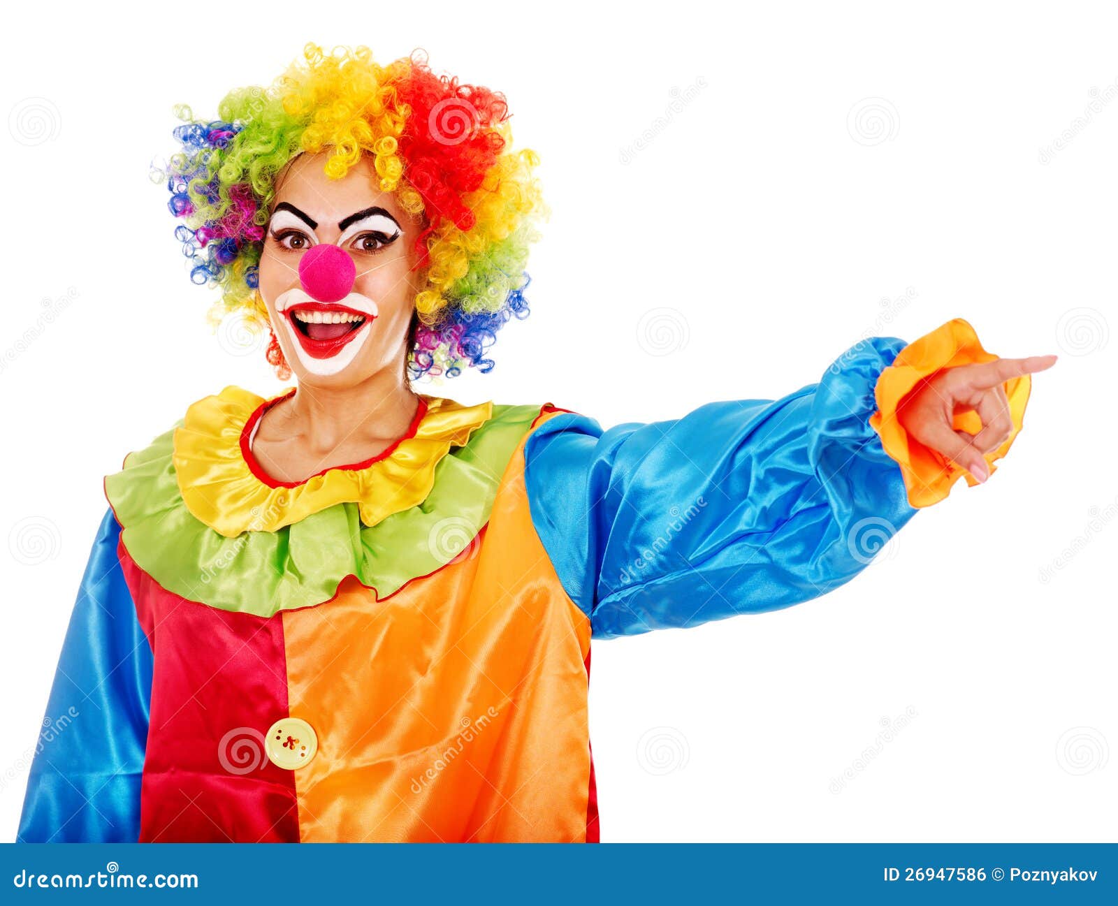 Retrato do palhaço. foto de stock. Imagem de arte, retrato - 26947586