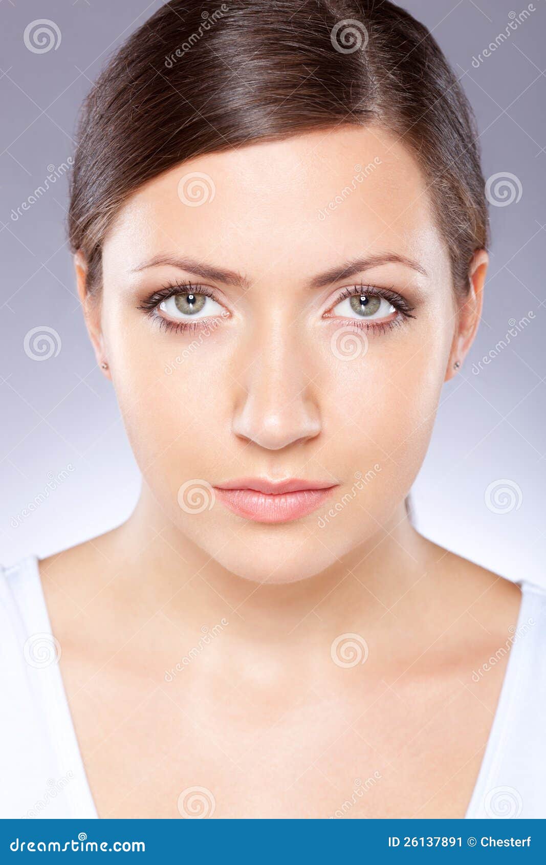 Retrato Hermoso De La Cara De La Mujer Imagen de archivo - Imagen de ...