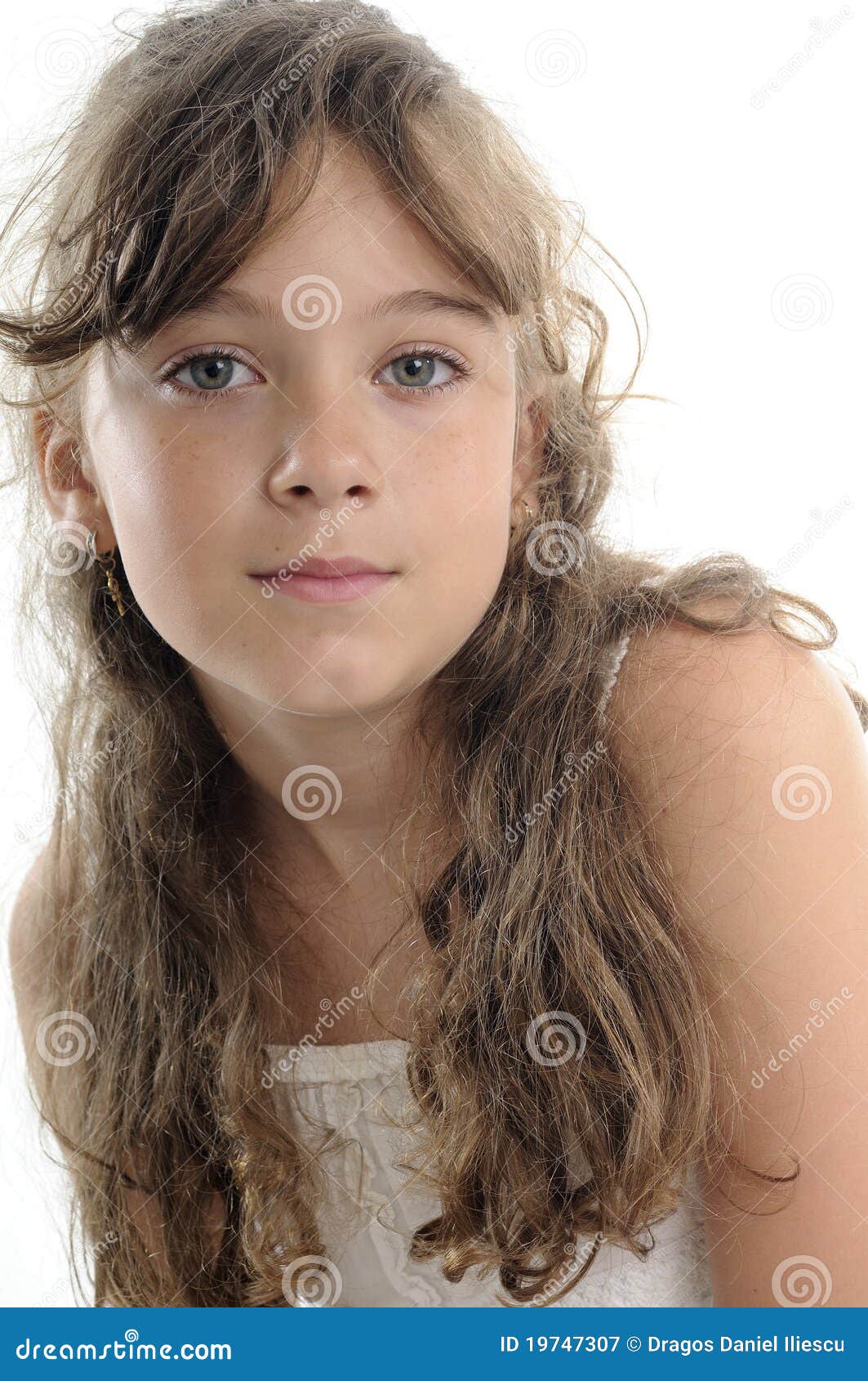 Retrato Hermoso De La Muchacha Imagen de archivo - Imagen de colegiala ...