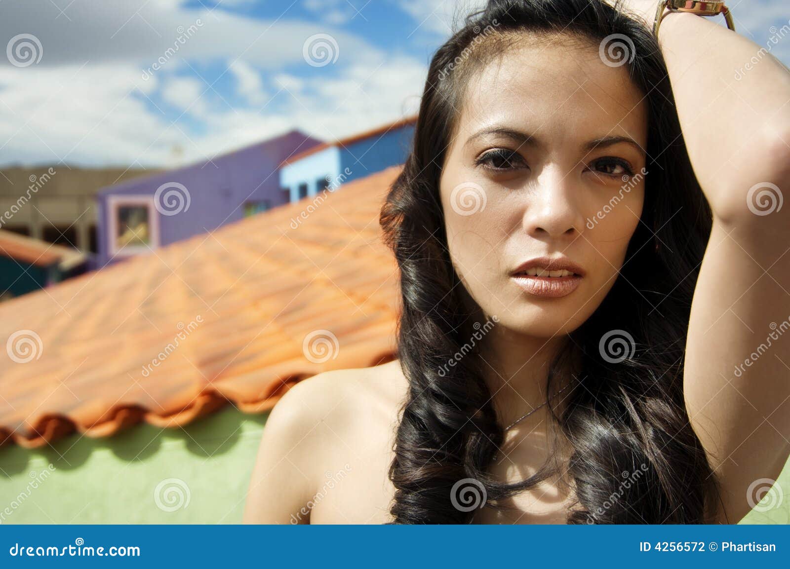 Retrato Lindo Da Forma De Latina Foto de Stock - Imagem de bonito ...