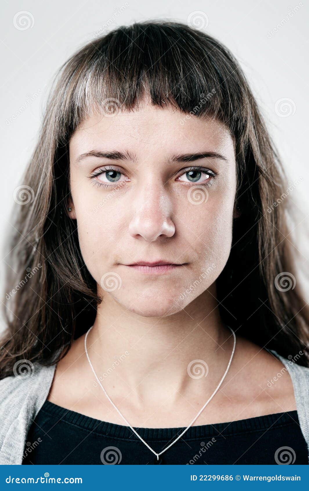 Retrato Normal Real Da Pessoa Foto de Stock - Imagem de ocasional ...