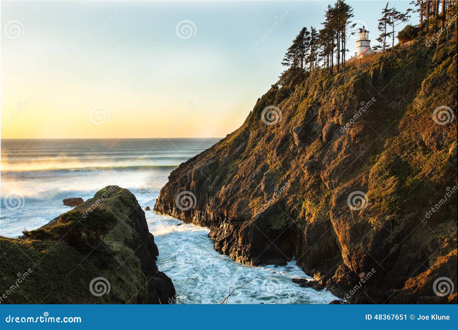 Retratos Da Costa De Oregon Imagem de Stock - Imagem de costa, sunset ...