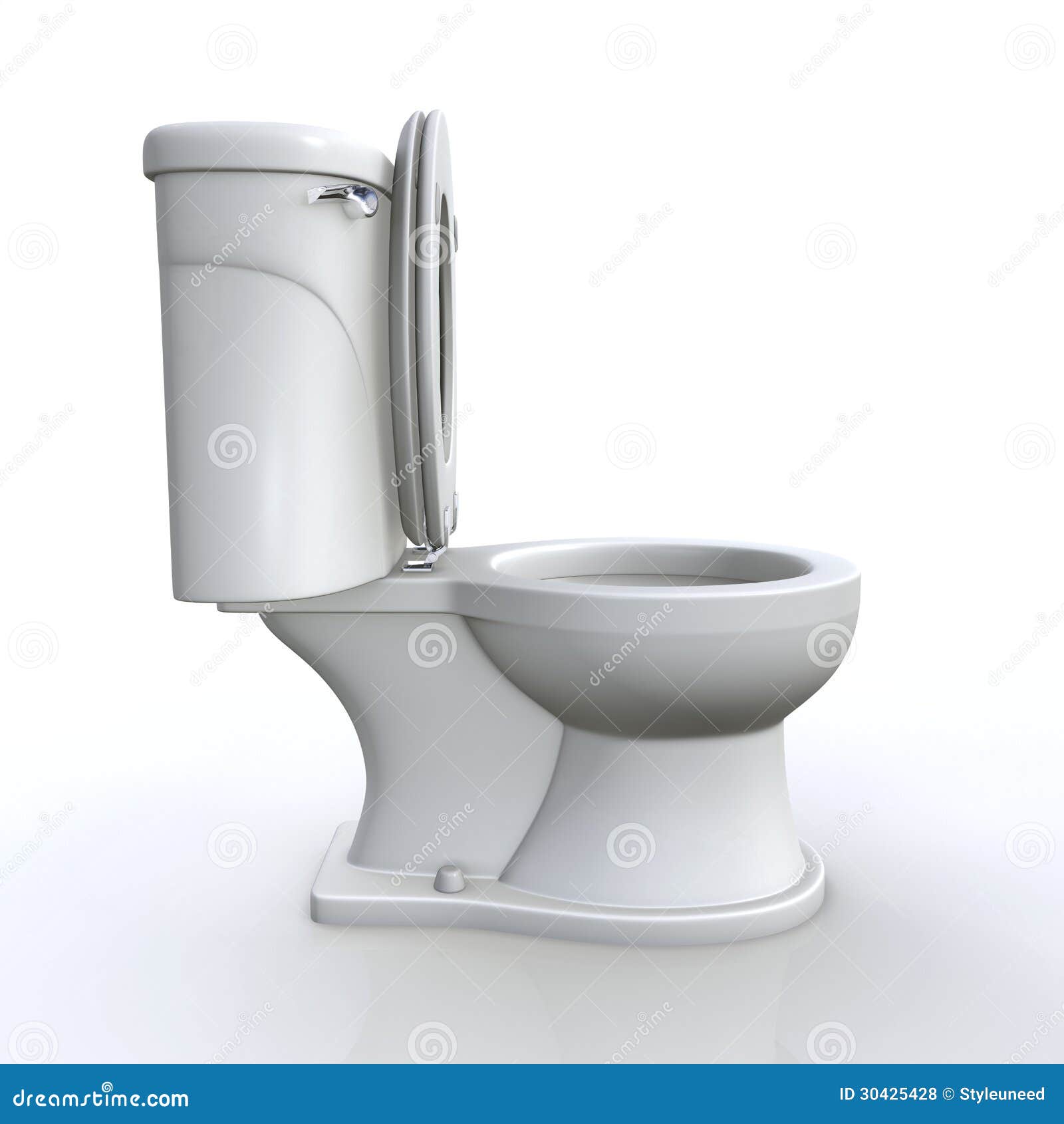 Retrete aislado foto de archivo. Imagen de agua, blanco - 30425428