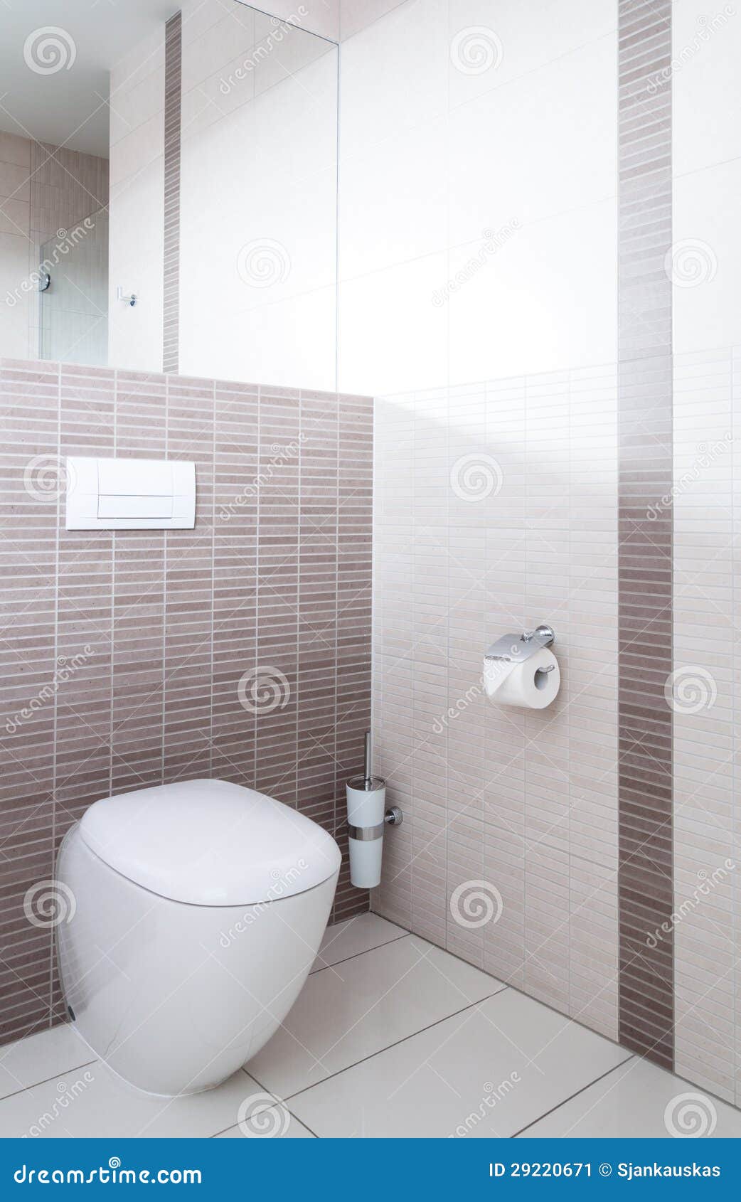 Retrete moderno imagen de archivo. Imagen de bidé, sitio - 29220671