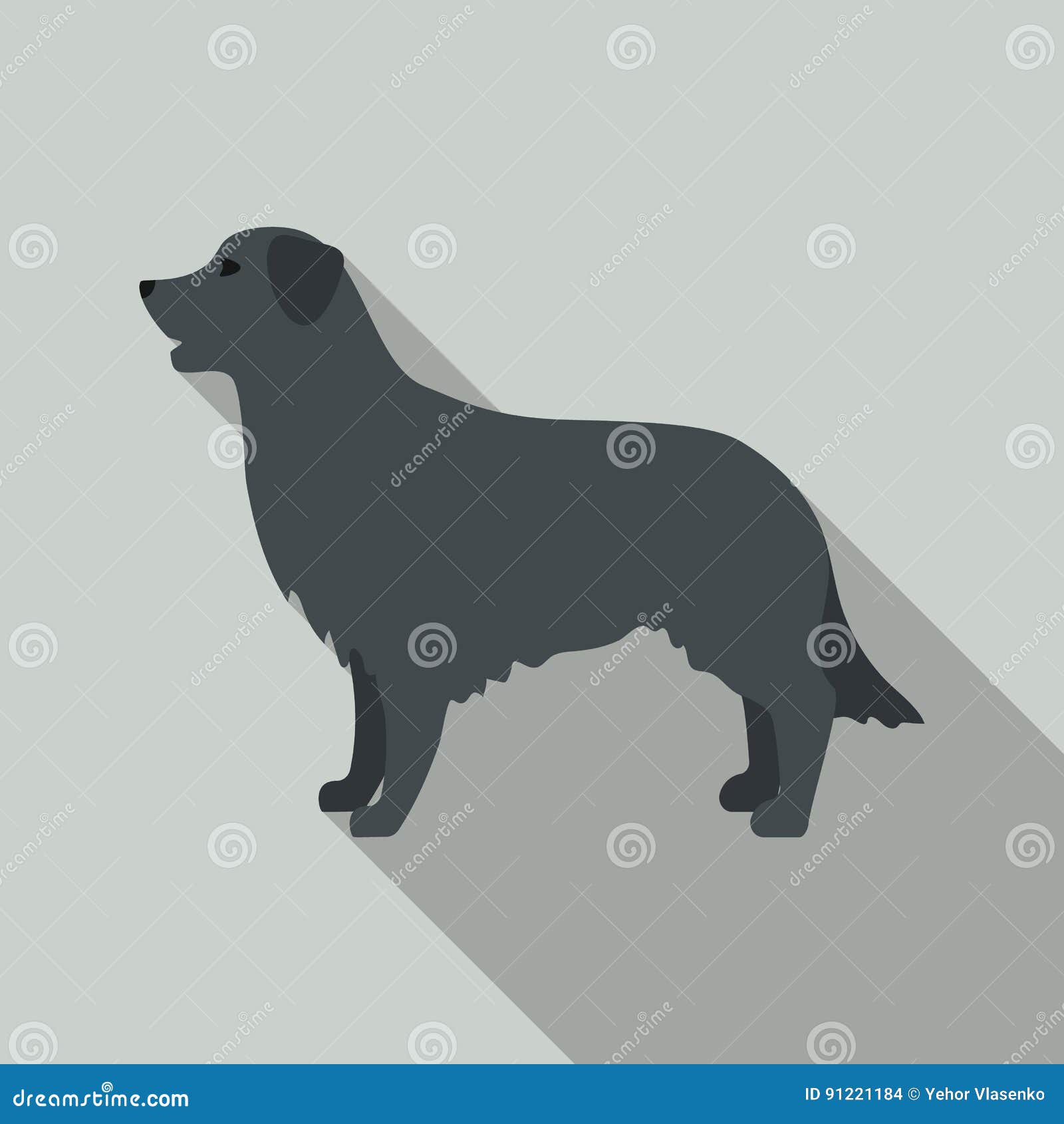 Retriever Vector Icon in Flat Style for Web Stock Vector - Illustration ...