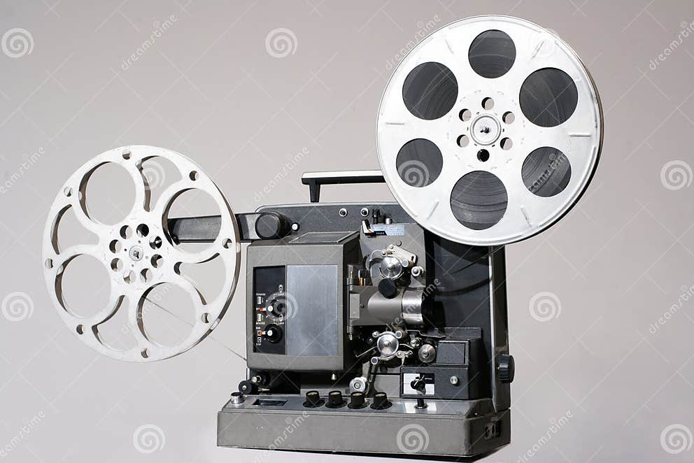 Retro 16mm Film Projector stock photo. Image of movie, reel - 557824