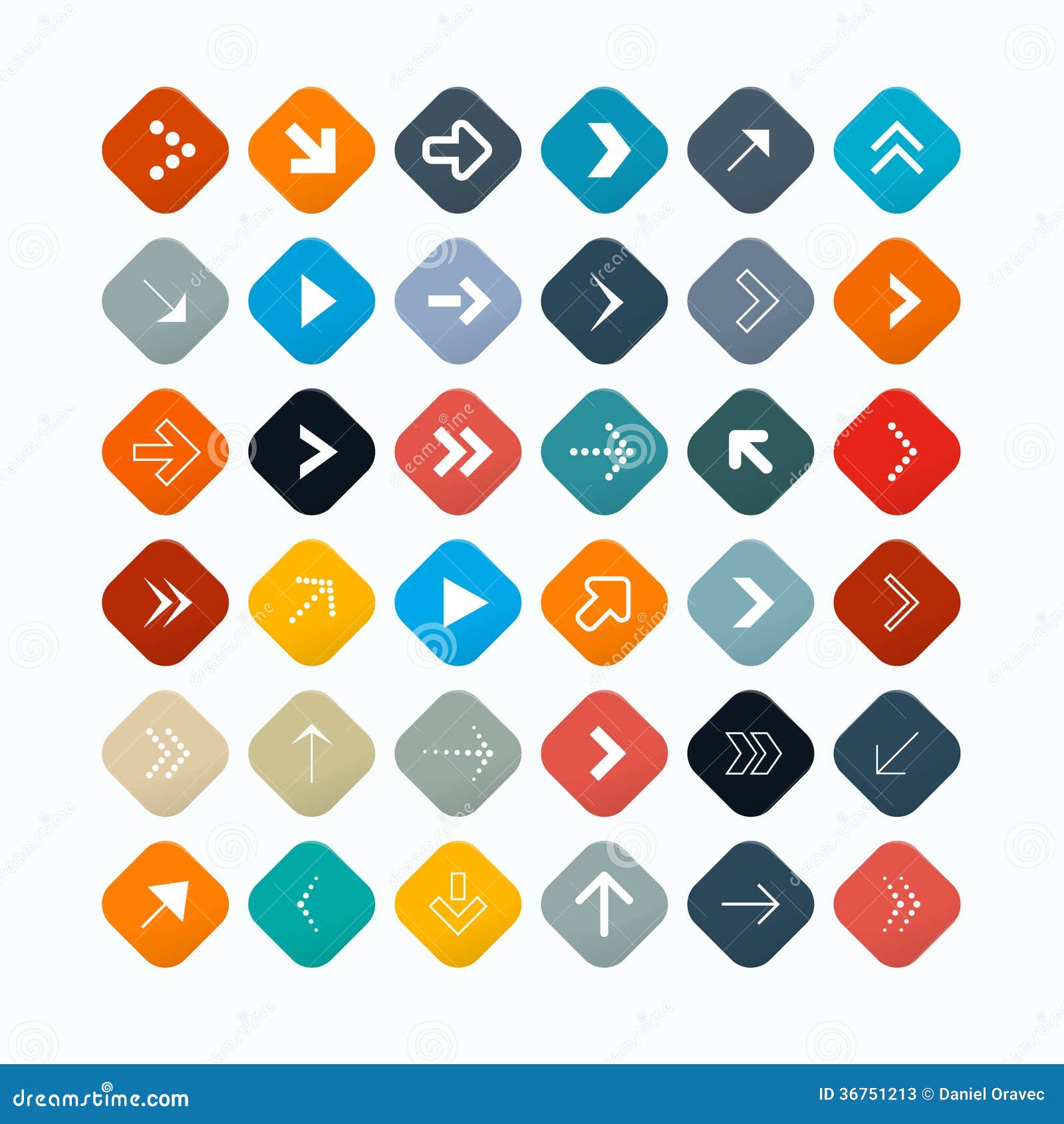 Retro Abstract Arrows Set stock vector. Illustration of angle - 36751213