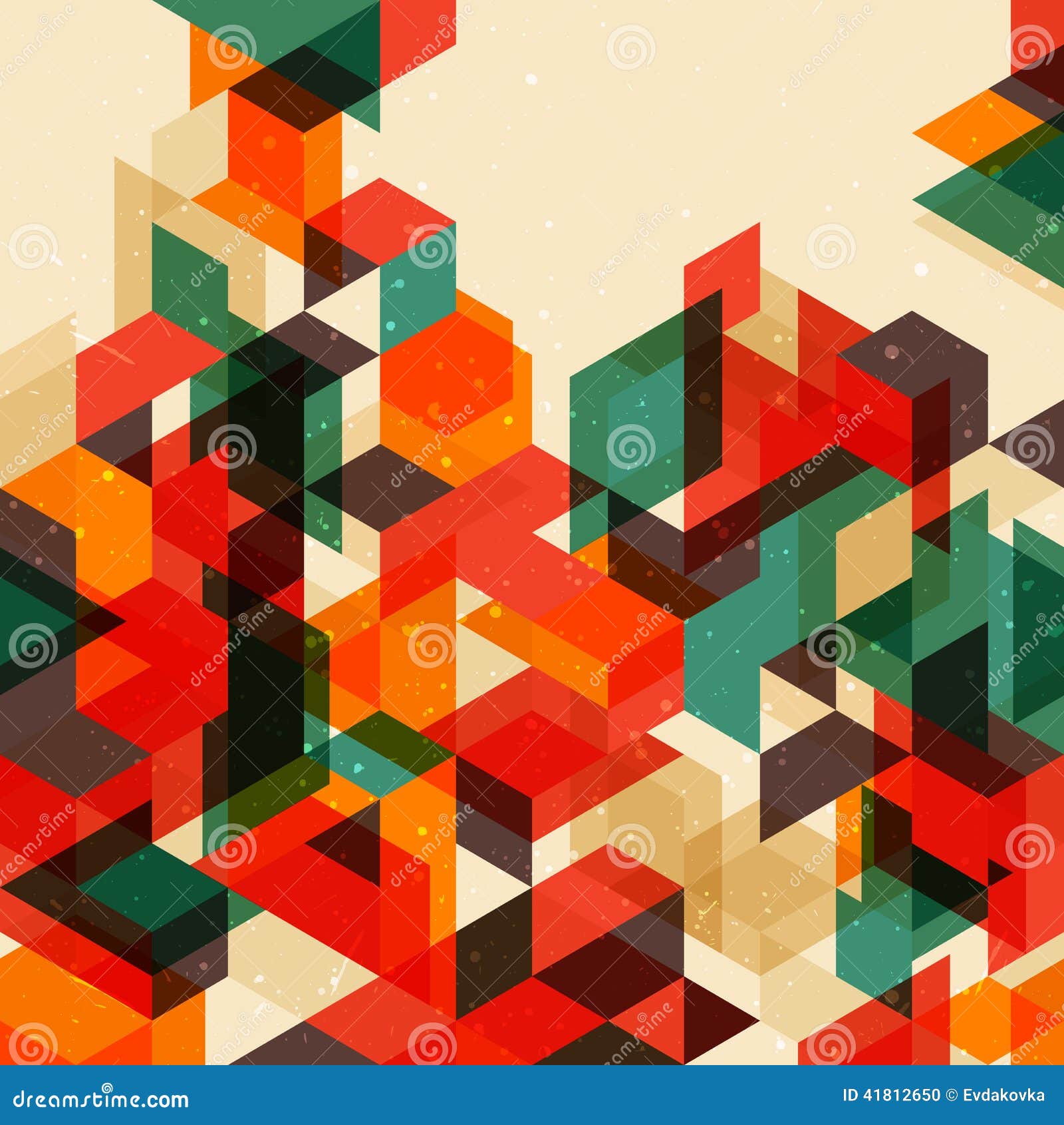 Retro abstract background. stock vector. Illustration of pattern - 41812650