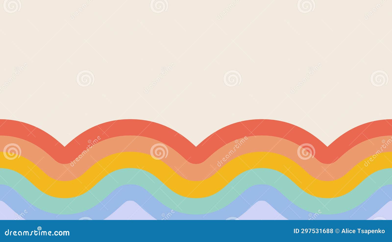 Groovy Frame With A Wavy Edge And A Simple Y2k Border Cartoon Vector ...