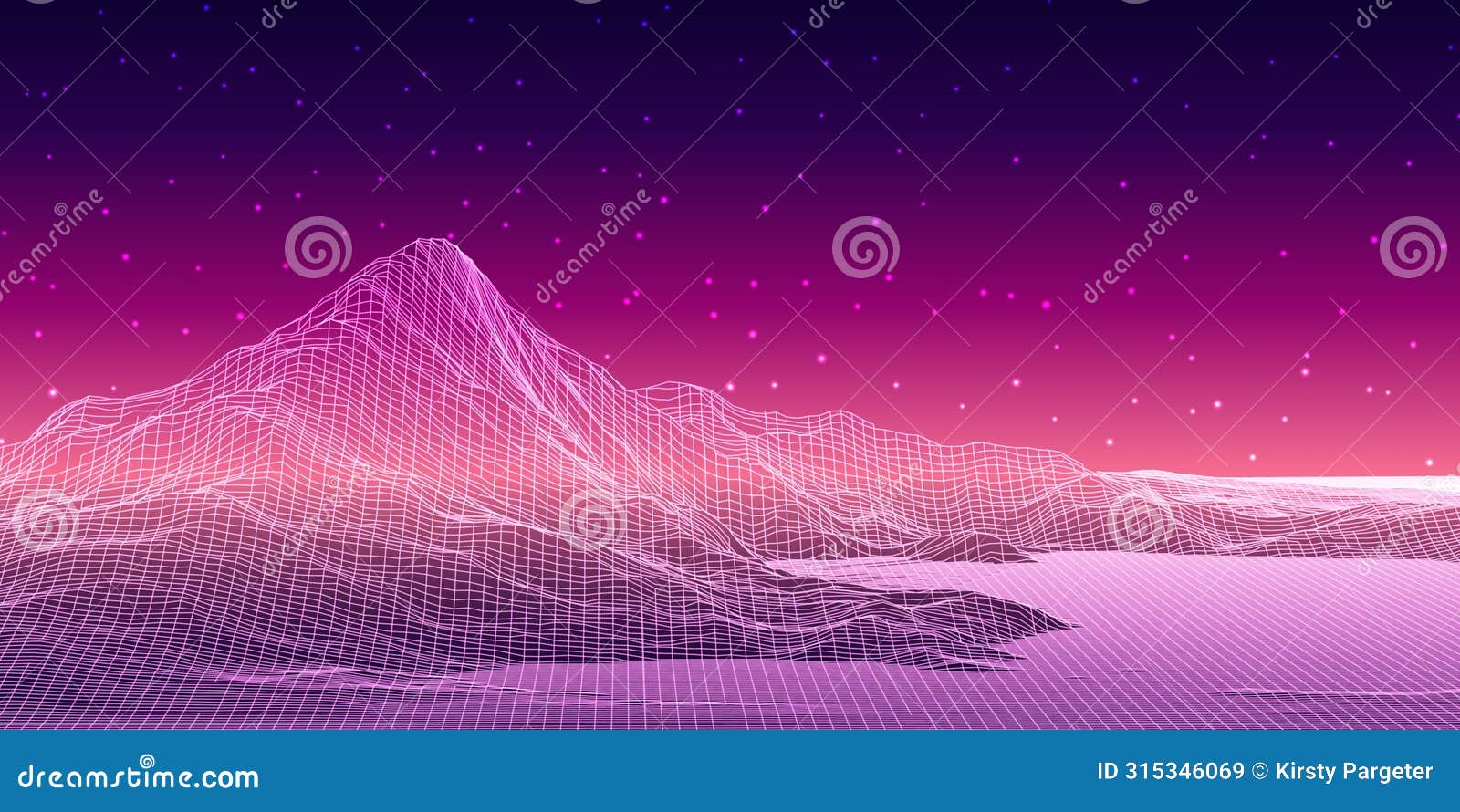 A Digital Landscape Filled With Interconnected Devices Representing The ...