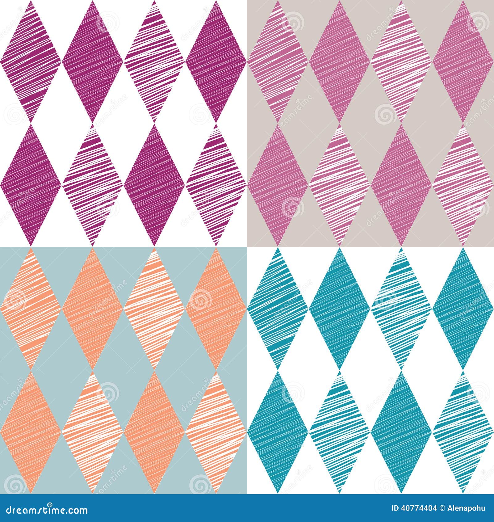 Retro Achtergrond Van De Ruit Vector Illustratie Vector Illustratie ...