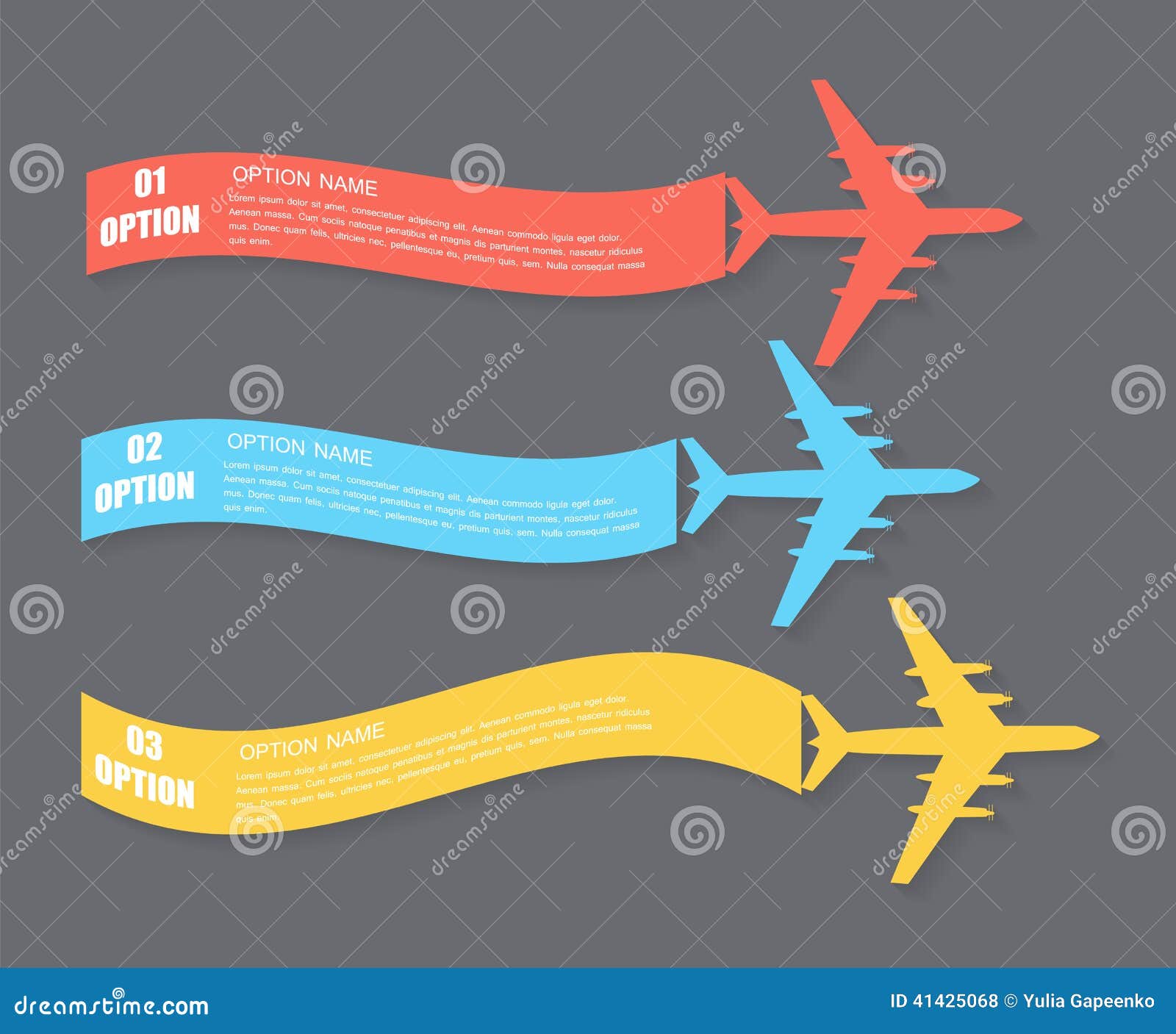 Retro Airplane Banner. Vector Illustration Stock Vector - Illustration ...