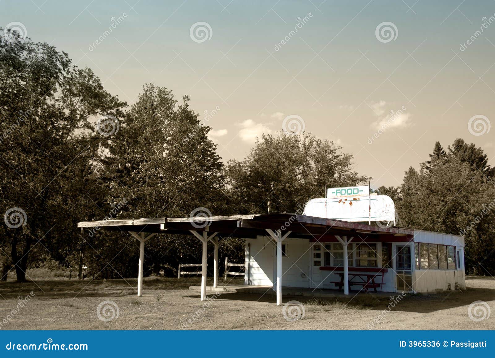 Retro American Drive-in Restaurant Stock Photo - Image of culture ...