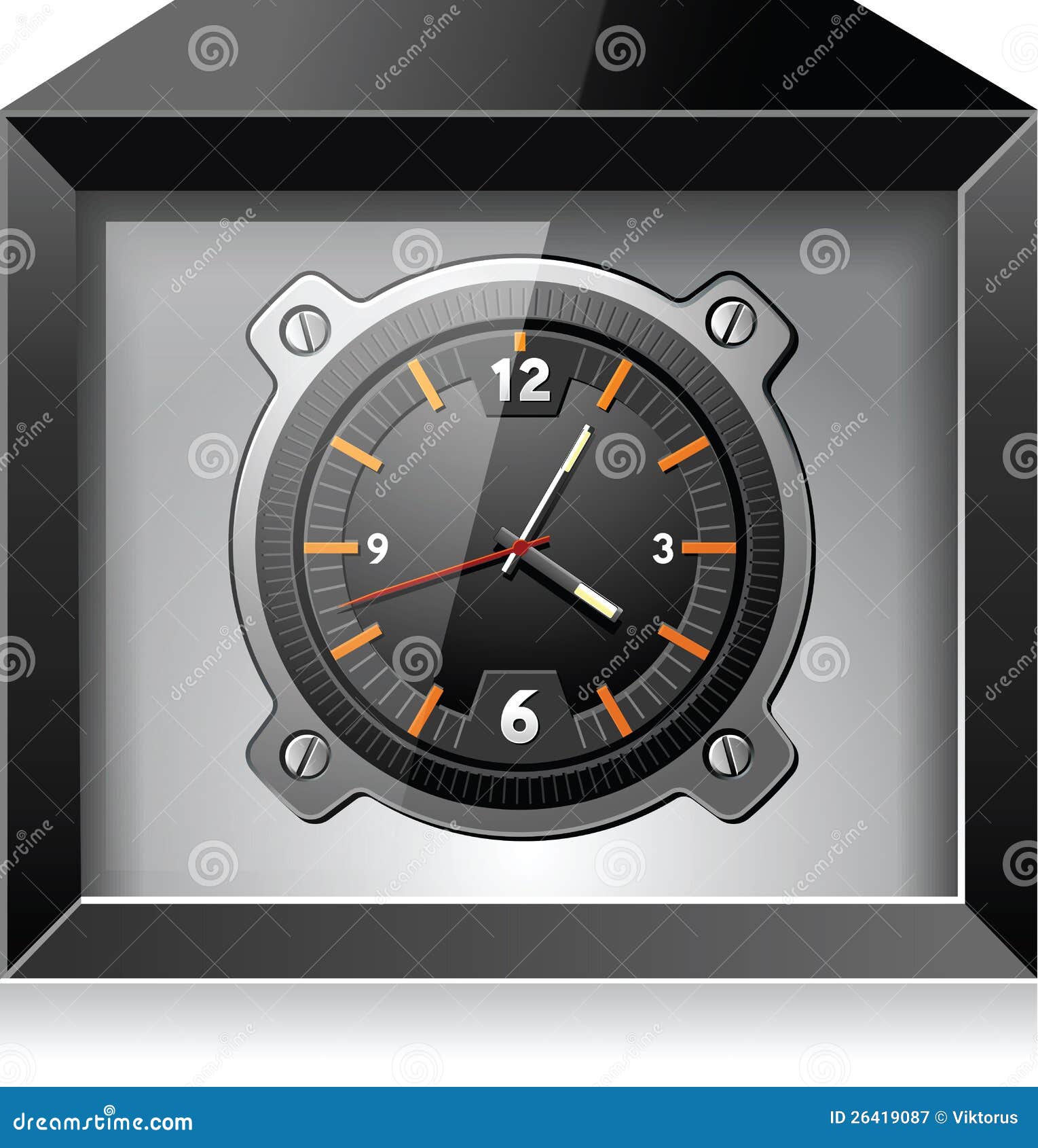 Analog Clock Mechanism Stock Photography | CartoonDealer.com #15075260