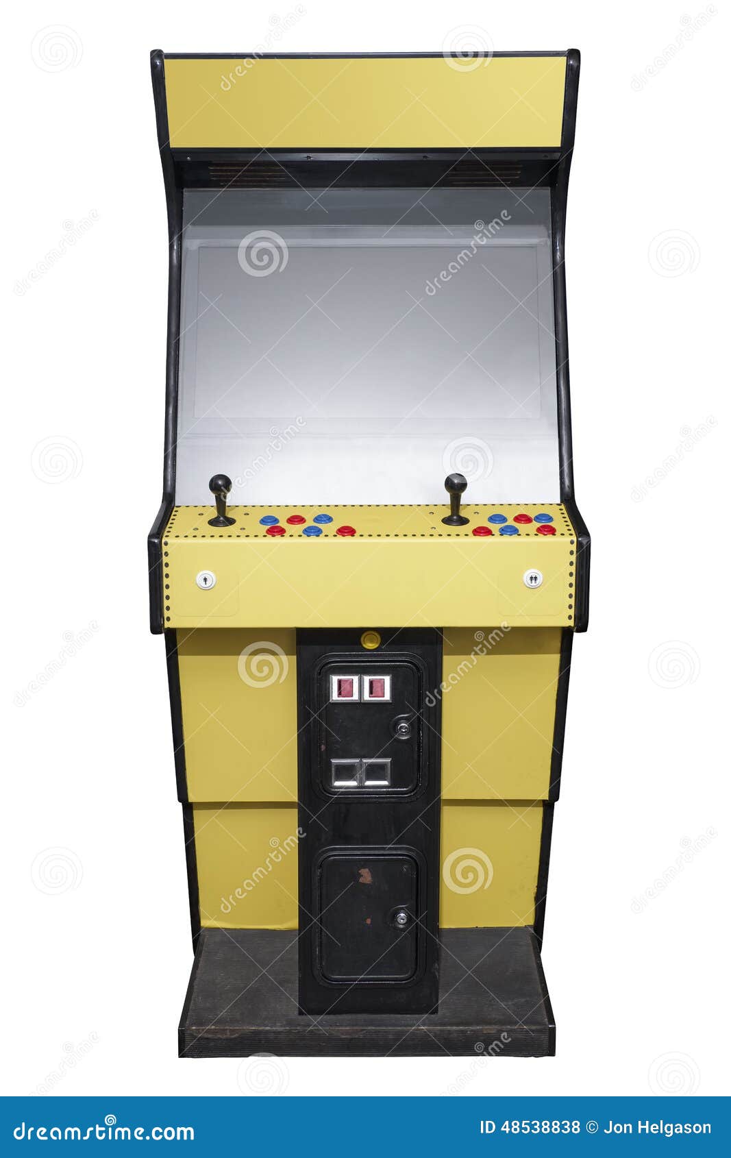 Retro Arcade Machine Stock Illustration - Image: 48538838