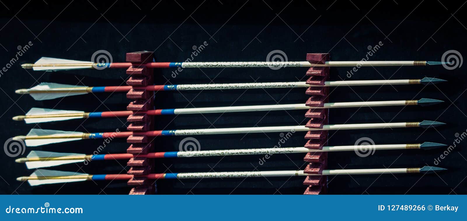 Arrow Rprojectile Weapon System Archery Stock Photo - Image of straight ...