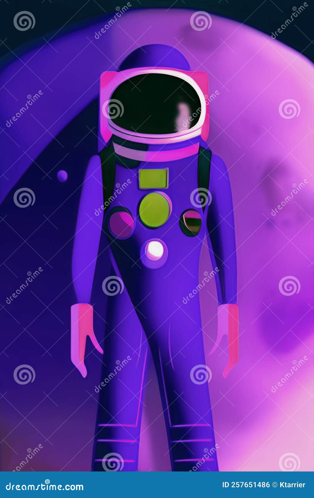 Retro Astronaut White Spacesuit With Red And Blue Moody 80s Lighting ... Retro Astronaut White Spacesuit With Red And Blue Moody 80s Lighting ...