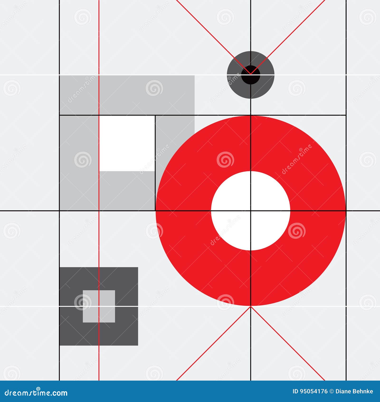 Retro Atomic 1950s Mid Century Vintage Seamless Background Stock Vector ...