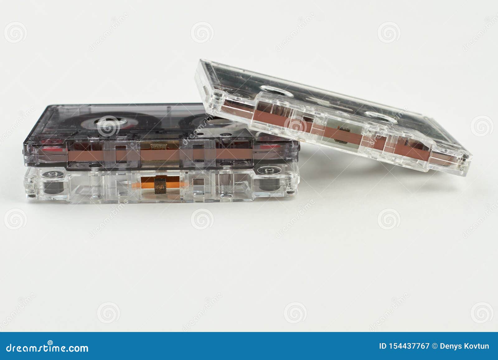 Retro Audio Cassettes Design. Stock Image - Image of recorder ...