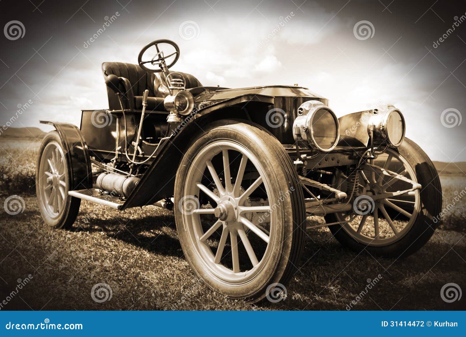 Retro- Auto. stockfoto. Bild von antreiben, transport - 31414472