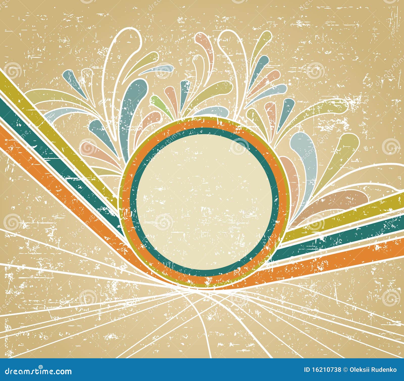 Retro background stock vector. Illustration of template - 16210738