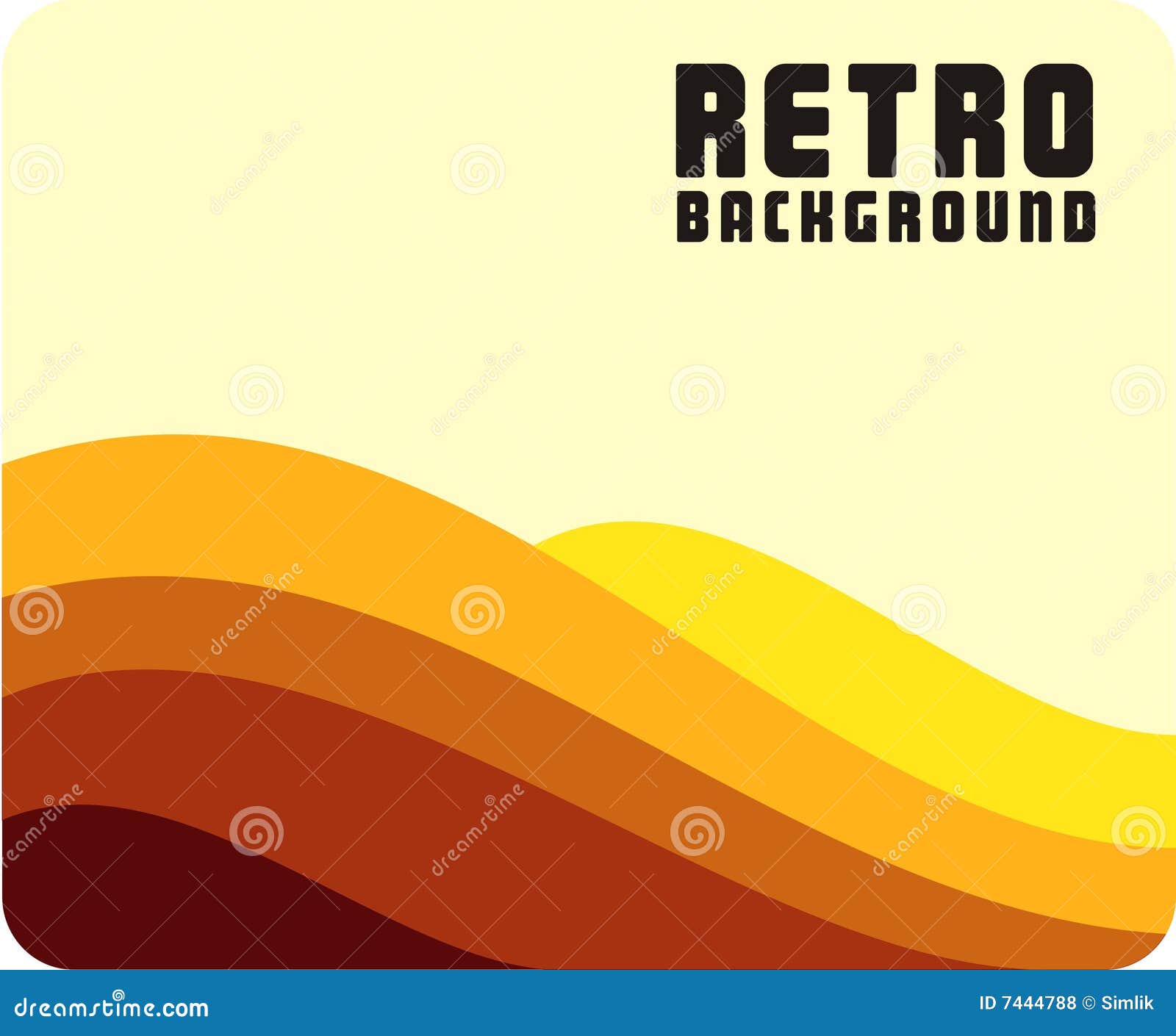 Retro background stock vector. Illustration of pattern - 7444788