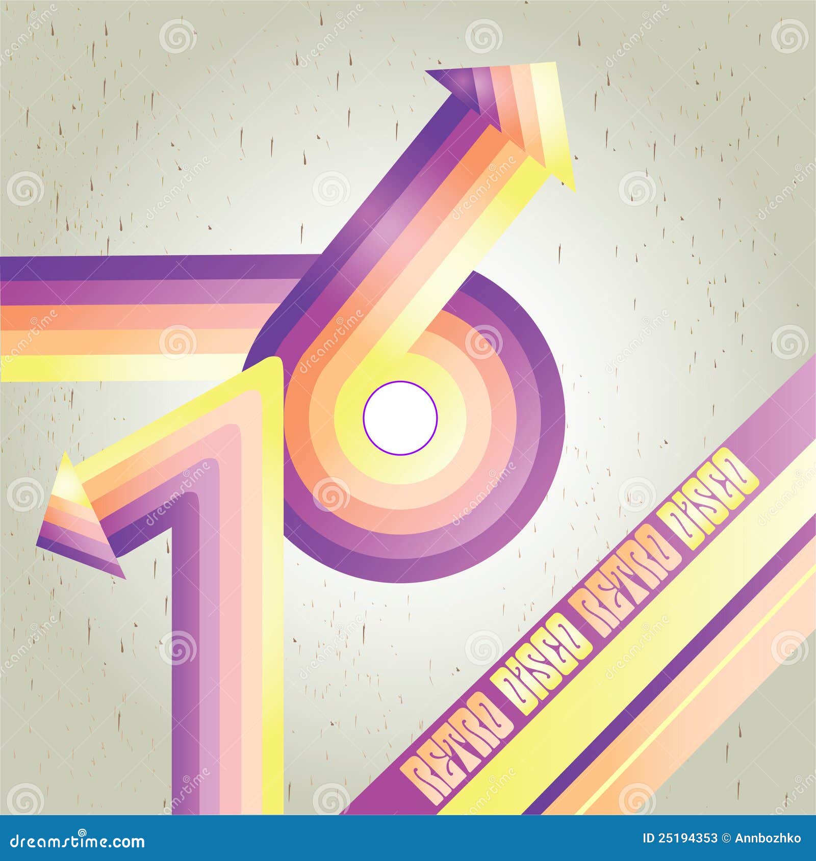 Retro Background with Arrows Stock Vector - Illustration of decoration ...