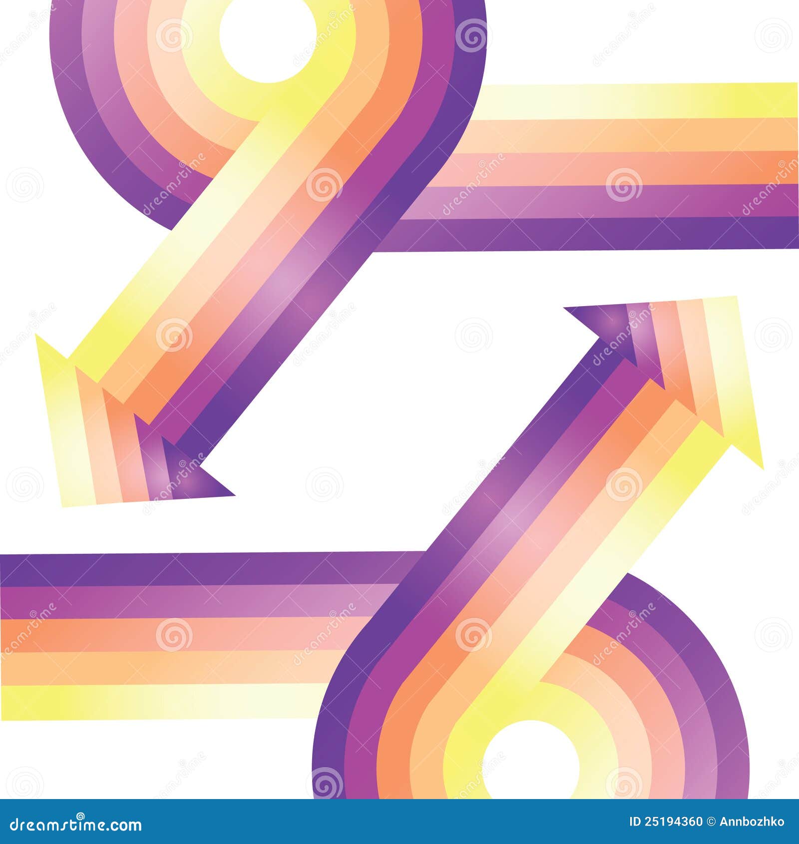 Retro Background with Arrows Stock Vector - Illustration of page ...