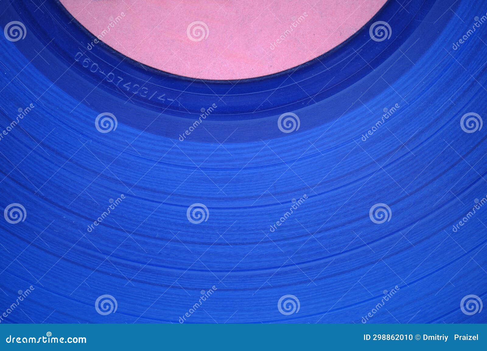 Retro Background, Blue Vinyl Record. Stock Photo - Image of background ...