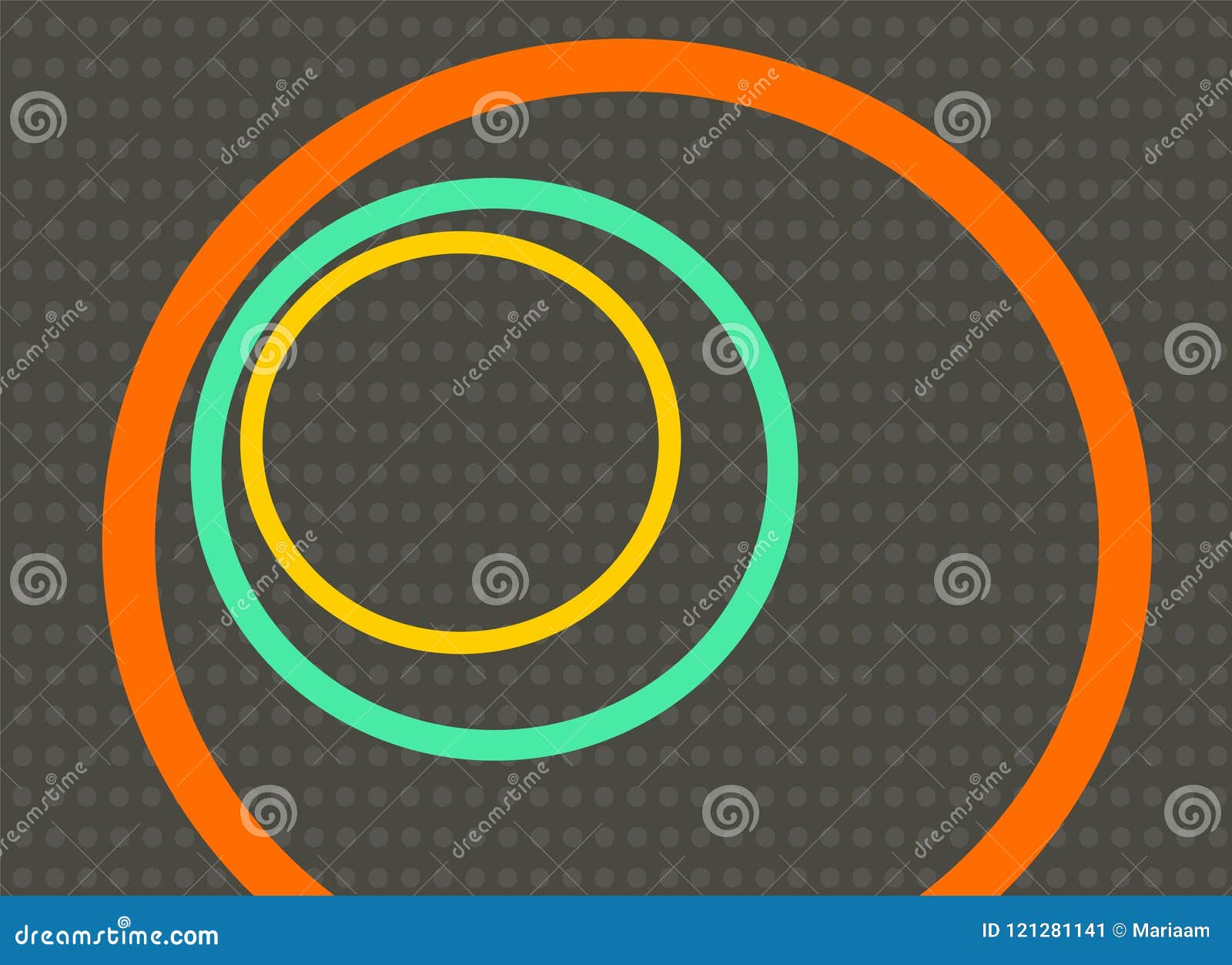 Retro Background with Cool Colors. the Good Old Days! Seamless Vintage ...