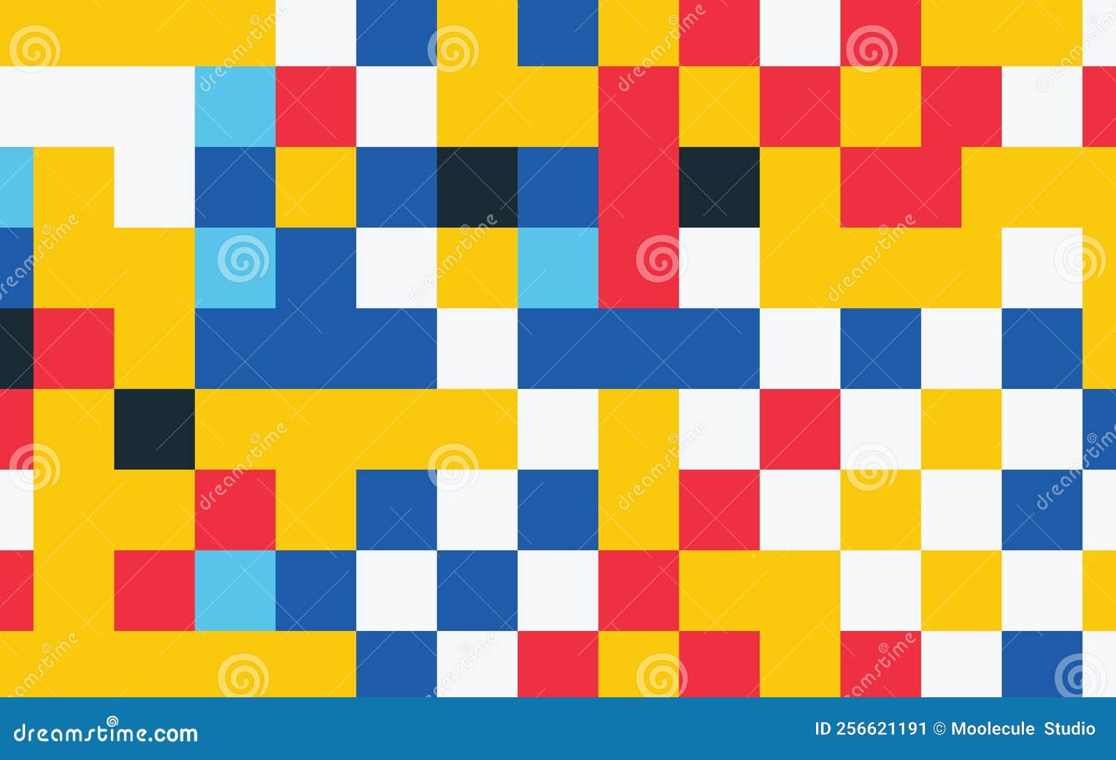 Retro Background with Grunge, Dot or Cube Textures. Stock Illustration ...