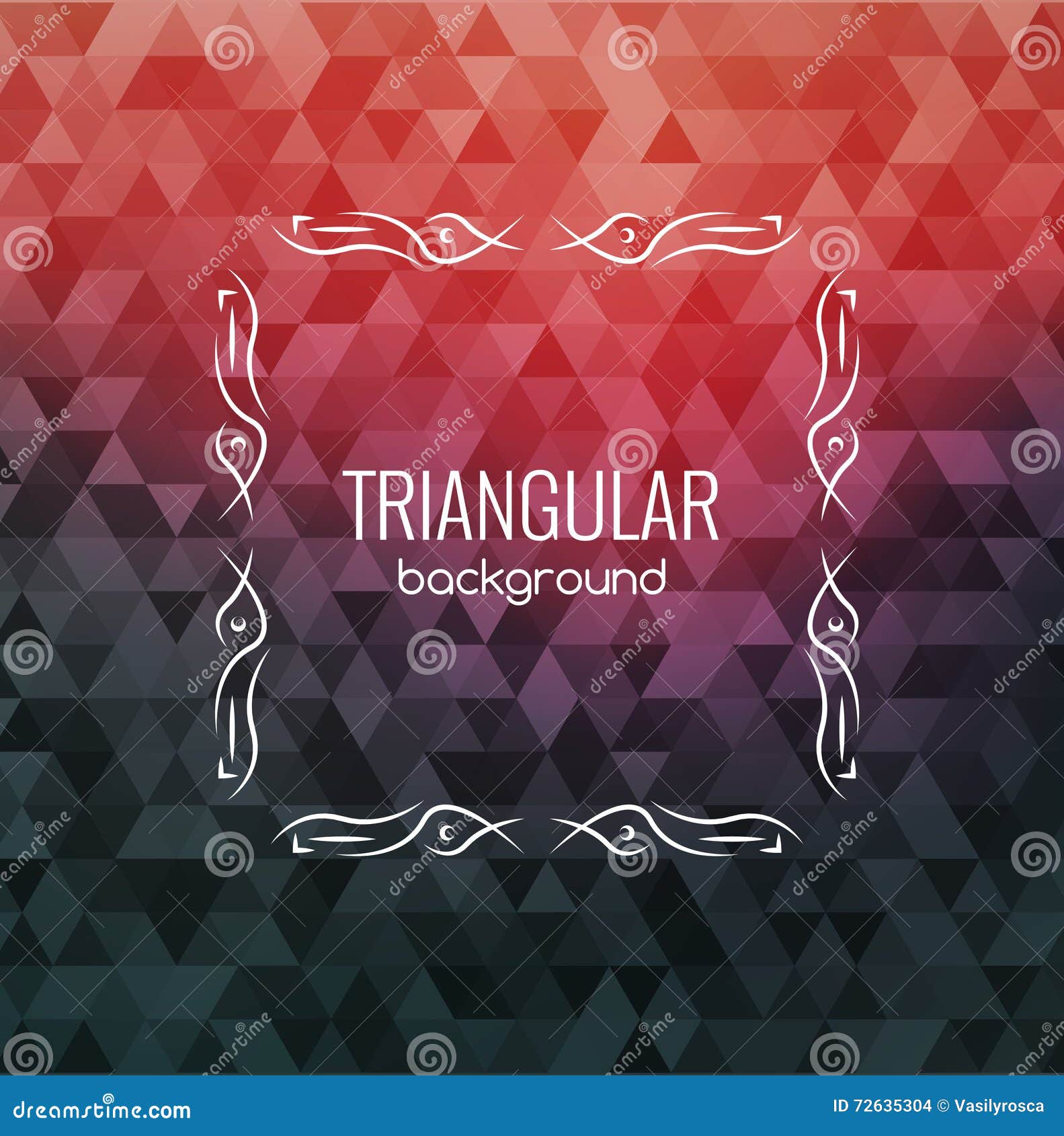 Retro Background, Hipster Triangles, Bright Colors, Geometric Shapes ...