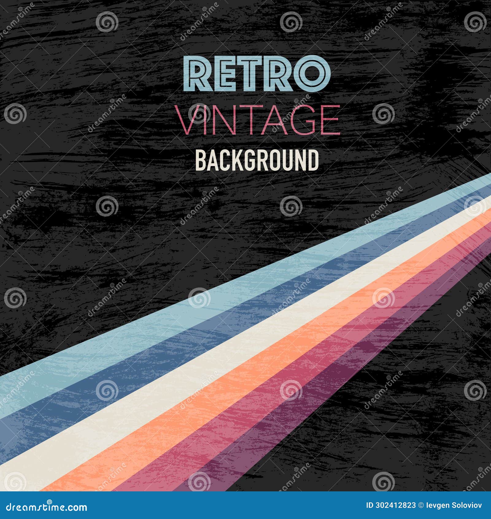 Retro background lines stock vector. Illustration of shape - 302412823