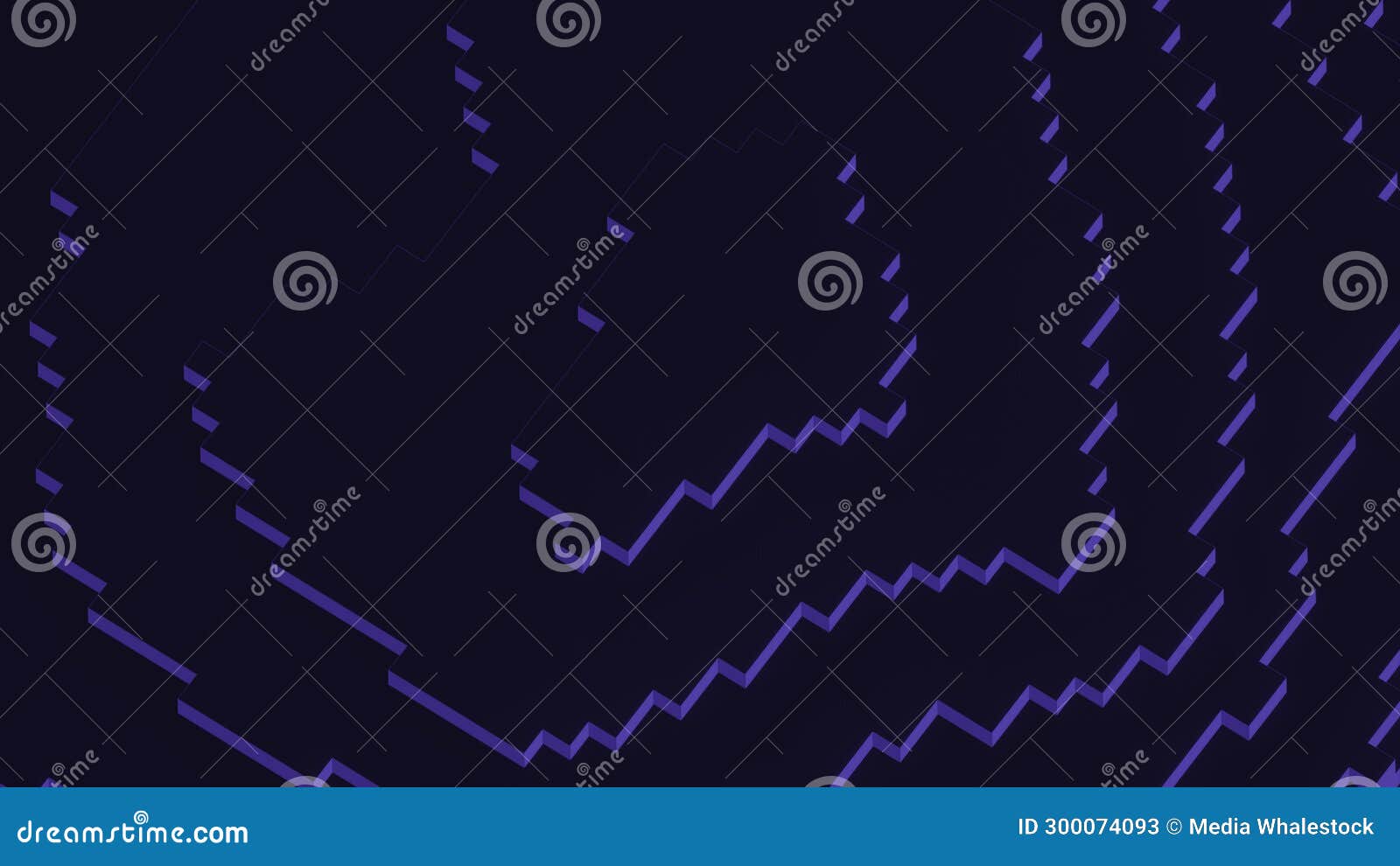 Retro Background with Moving 3d Pixels. Design. Pixels Move on ...