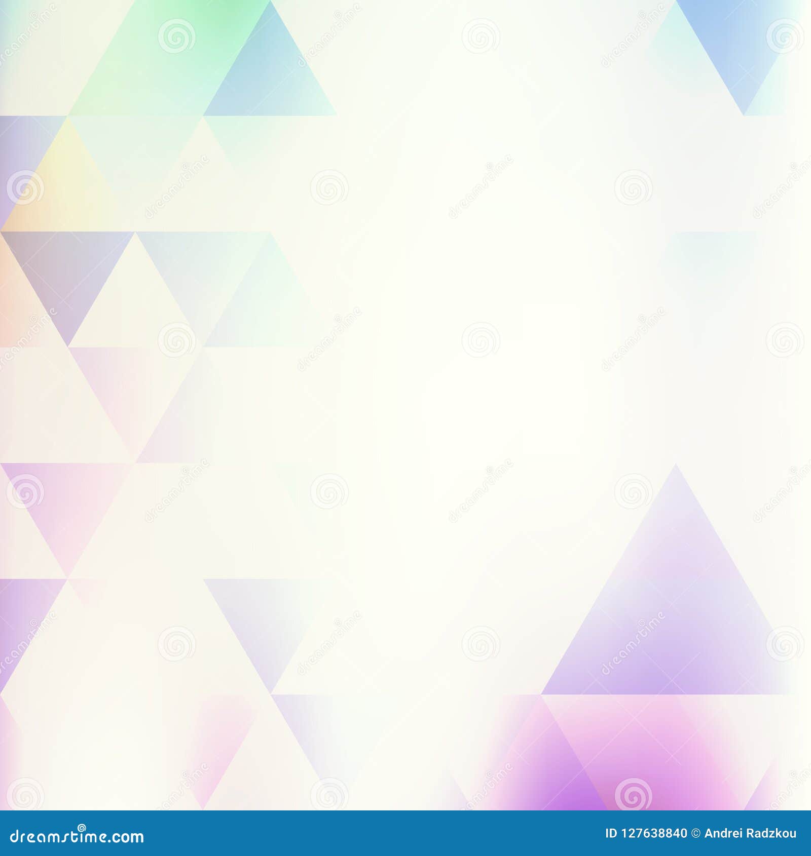 Retro Background with Multicolored Triangles Stock Vector ...