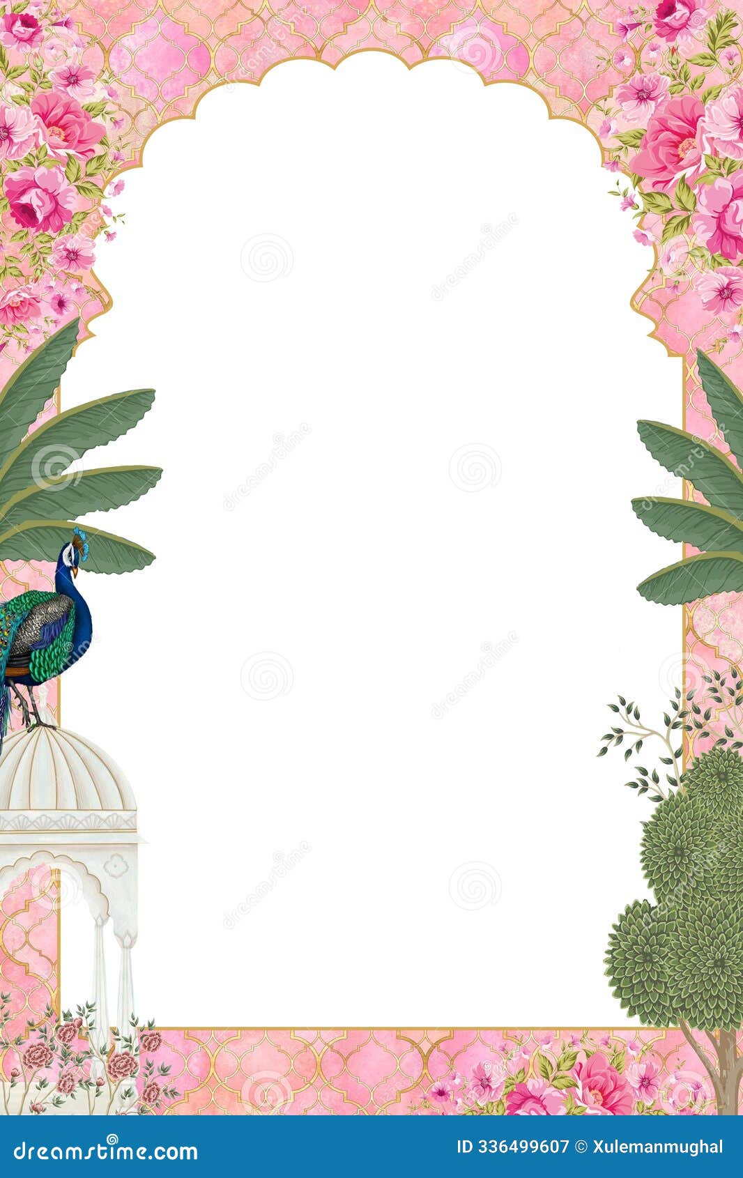 Retro Background for Nikkah Frame and Nikah Certificate for Muslims ...