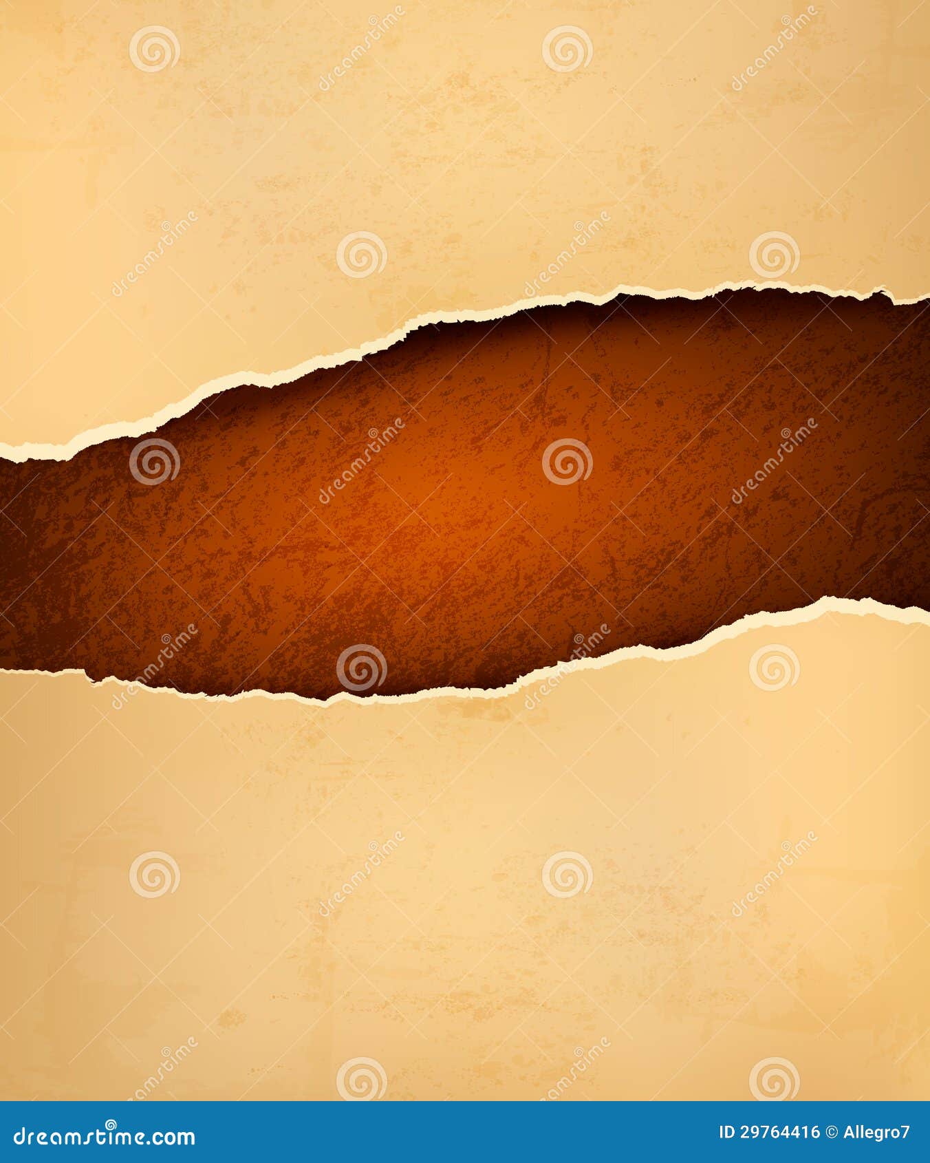 Retro Background with Old Ripped Paper and Brown L Stock Vector ...