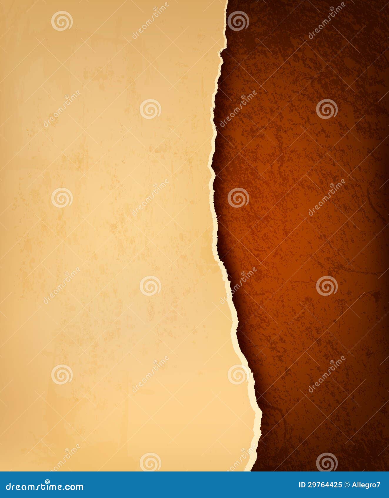 Retro Background with Old Ripped Paper Stock Vector - Illustration of ...